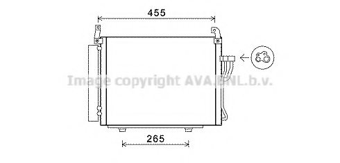 976060X010,HYUNDAI 976060x010 Condenser, air conditioning for HYUNDAI