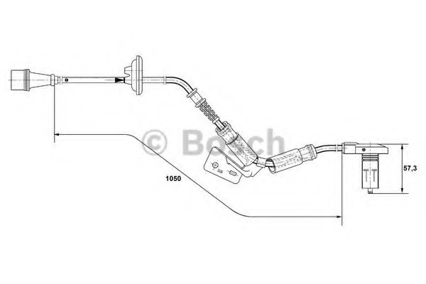 1265402517,OEM 1265402517 ABS Wheel Speed Sensor for OEM