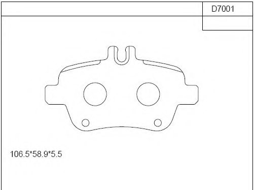 0084202320,MERCE 0084202320 Brake Pad Set, disc brake for MERCE