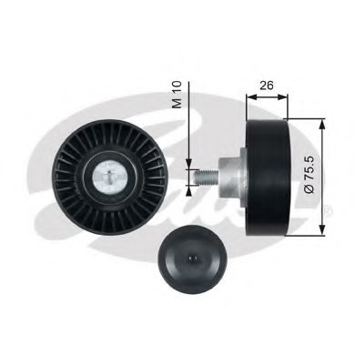 06E903341G,VW 06E 903 341 G Deflection/Guide Pulley, v-ribbed belt for VW