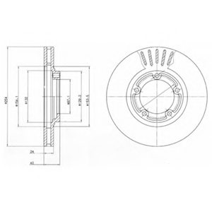 581294A000,HYUNDAI 58129-4A000 Brake Disc for HYUNDAI