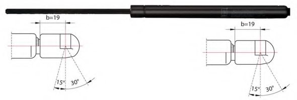 2049800064,MERCE 204 980 00 64 Gas Spring, bonnet for MERCE