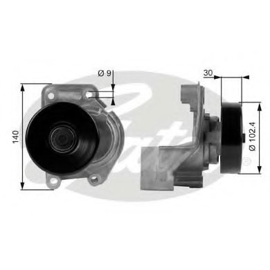 166030W030,TOYOTA 166030W030 Idler Pulley for TOYOTA