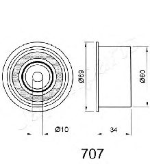 13073AA190,SUBARU 13073AA190 Timing Idler for SUBARU