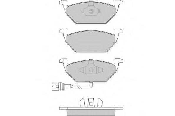 1J0698151G,VW 1J0698151G Brake Pad Set, disc brake for VW