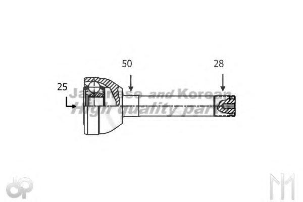 3921158G60,NISSA 39211-58G60 Joint Kit, drive shaft for NISSA