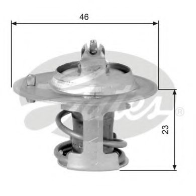 4666140AA,JEEP 4666140AA Thermostat, coolant for CHRYSLER,DODGE,GAZ ...