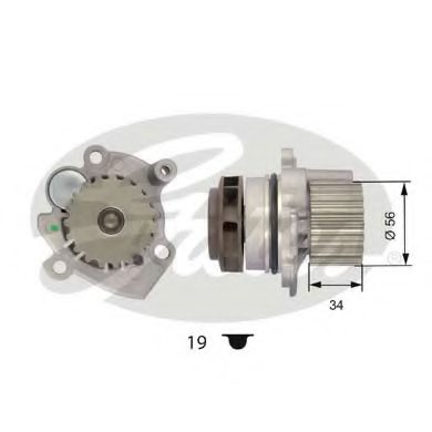 038121011J,VW 038121011J Water Pump for VW