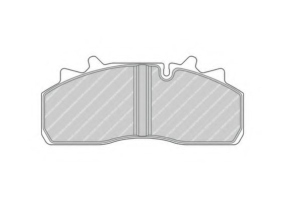 3057008000,SAF 3 057 0080 00 Brake Pad Set, disc brake for SAF