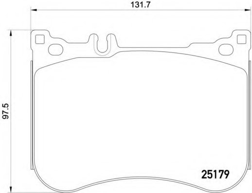 0064205020,MERCE 0064205020 Brake Pad Set, disc brake for MERCE