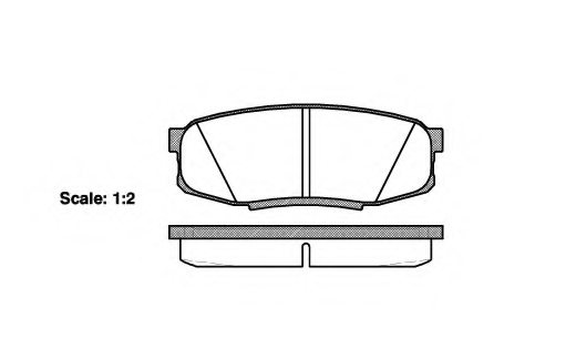 0446660120,TOYOT 0446660120 Brake Pad Set, disc brake for TOYOT