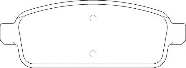 13300867,VAUXH 13300867 Brake Pad Set, disc brake for VAUXH