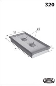03C129620B,VAG 03C129620B Air Filter for VAG