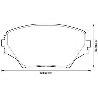0446542080,TOYOT 04465-42080 Brake Pad Set, disc brake for TOYOT