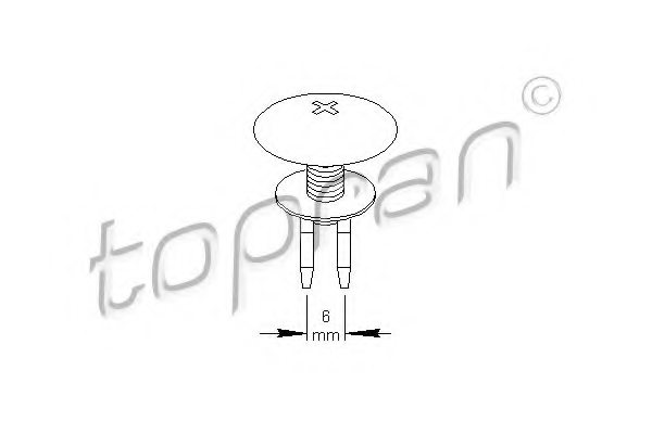 1H0819055C,VW 1H0819055C Clip for VW