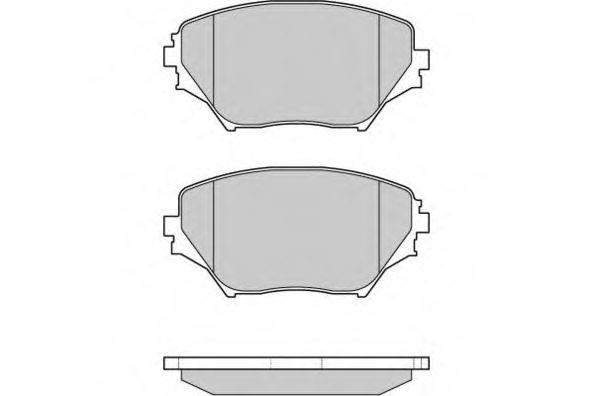 0446542080,TOYOT 04465-42080 Brake Pad Set, disc brake for TOYOT