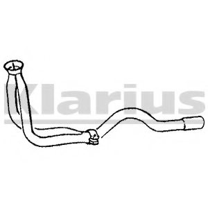 191253091,VW 191253091 Exhaust Pipe for VW