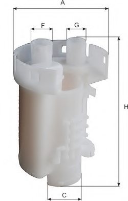 2330023040,TOYOT 2330023040 Fuel filter for TOYOT