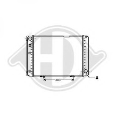 2015008103,MERCE 2015008103 Radiator, engine cooling for MERCE