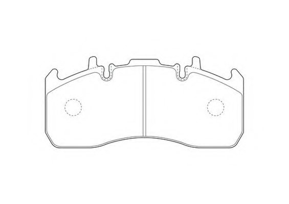 21496551,VOLVO 21496551 Brake Pad Set, disc brake for VOLVO