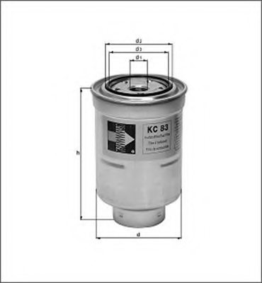 233907600171,TOYOT 23390-76001-71 Fuel filter for TOYOT