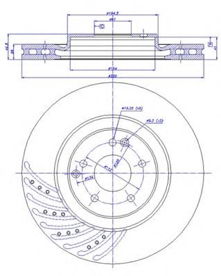 2034211312,MERCE 203 421 13 12 Brake Disc for MERCE