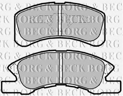 4605B281,MITSUBISHI 4605B281 Brake Pad Set, disc brake for MITSUBISHI