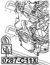 11955ET00A,NISSAN 11955ET00A Belt Tensioner for NISSAN