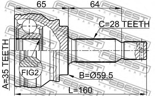 3815A068,MITSUBISHI 3815A068 Bellow, driveshaft for MITSUBISHI
