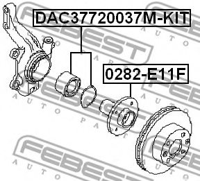 40210AX000,NISSA 40210-AX000 Wheel Bearing Kit for NISSA
