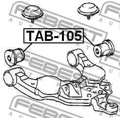 4806135040,TOYOTA 4806135040 Control Arm Bushing for TOYOTA