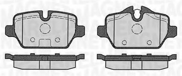 34219808172,MINI 34219808172 Brake Pad Set, disc brake for MINI