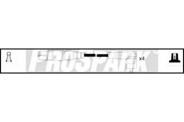 030905409C,VW 030905409C Ignition Cable Kit for VW