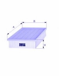 281131C000,HYUNDAI 28113-1C000 Air Filter for HYUNDAI