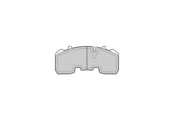 0509290050,BPW 0509290050 Brake Pad Set, disc brake for BPW
