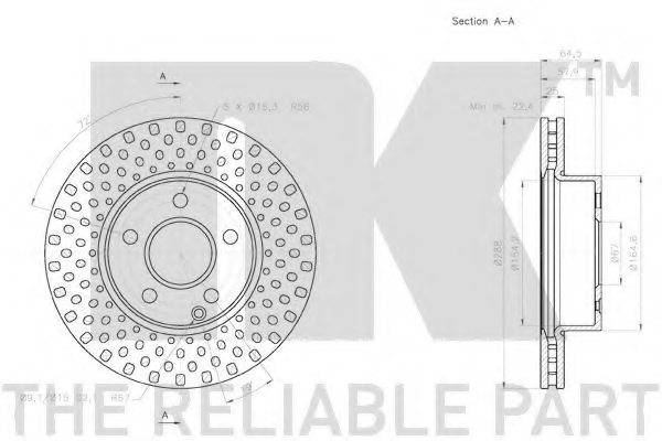 2044210012,MERCE 204 421 00 12 Brake Disc for MERCE