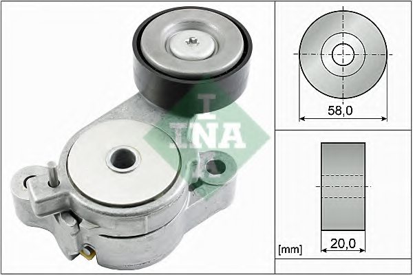 03C145299M,VW 03C 145 299 M Tensioner Lever, v-ribbed belt for VW