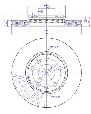 402060010R,RENAU 402060010R Brake Disc for RENAU