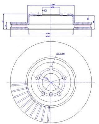 34116775277,BMW 34116775277 Brake Disc for BMW