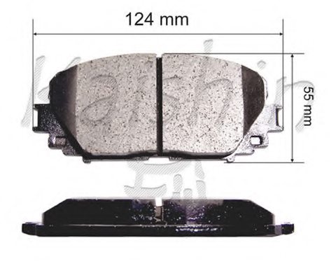 044650D130,TOYOT 04465-0D130 Brake Pad Set, disc brake for TOYOT