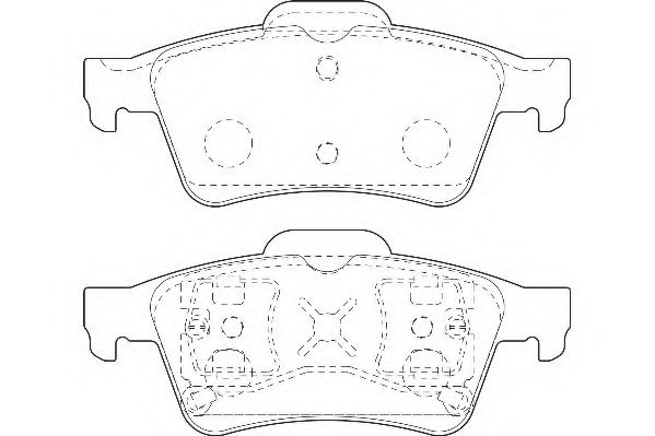 440608281R,RENAU 440608281R Brake Pad Set, disc brake for RENAU