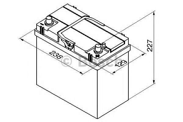 05753228,BOMAG 057 532 28 Starter Battery for BOMAG