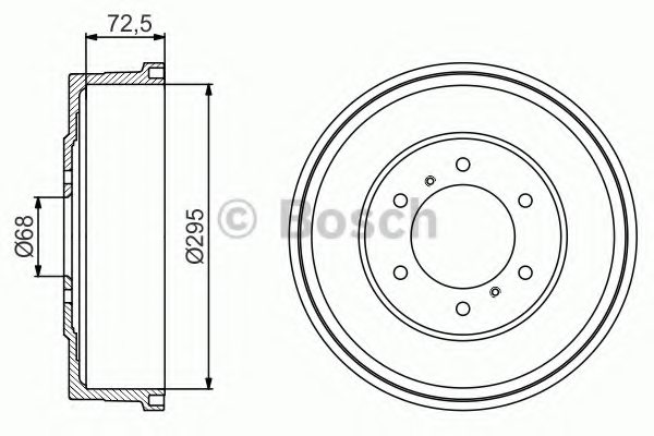 43206EB360,NISSAN 43206 EB360 Brake Drum for NISSAN