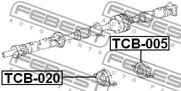 3723049015,TOYOTA 3723049015 Drive Shaft Center Support for TOYOTA