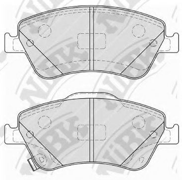 0446602180,TOYOT 04466-02180 Brake Pad Set, disc brake for TOYOT