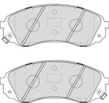 581014HA00,KIA 58101-4HA00 Brake Pad Set, disc brake for KIA