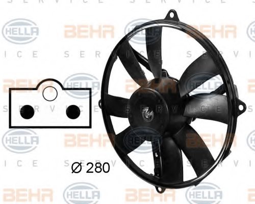 0015001393,MERCE 0015001393 Fan, A/C condenser for MERCE
