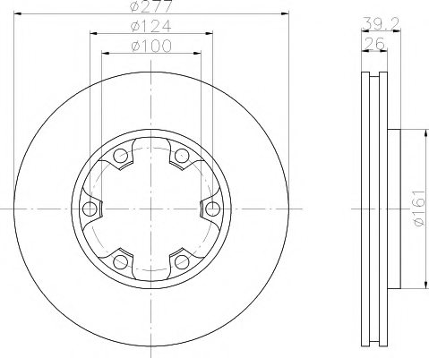 40206VJ200,NISSA 40206-VJ200 Brake Disc for NISSA