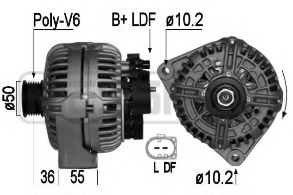 0131548202,MERCE 0131548202 Alternator for MERCE