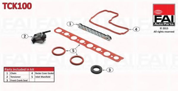 0816F6,PEUGE 0816.F6 Timing Chain Kit for PEUGE